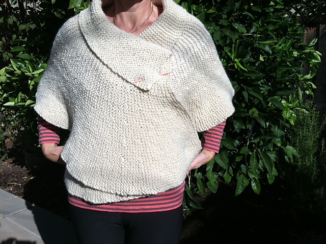 Ravelry: Ruffle Cape In Garter pattern by Miriam Leth-Espensen