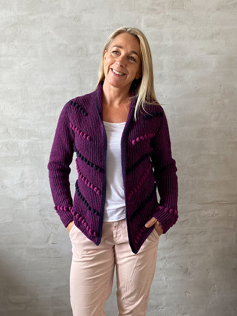 Ravelry: Ping Pong jacket pattern by Hanne Falkenberg