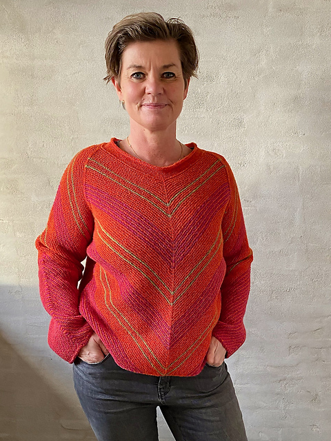 Ravelry: Vivi wool sweater pattern by Hanne Falkenberg