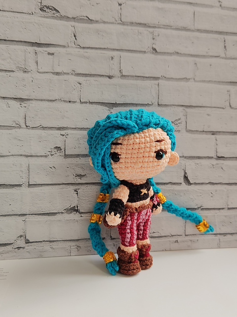 Ravelry: Jinx amigurumi (Arcane) pattern by Oh My Chibi