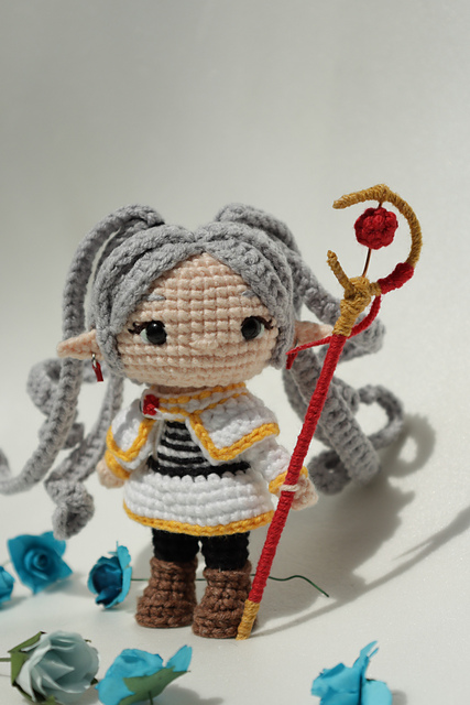 Ravelry: amigurumi Frieren pattern by Oh My Chibi