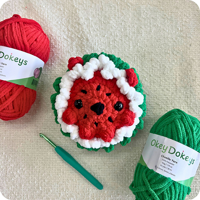 Ravelry: Watermelon Hedgehog pattern by Okey Dokeys