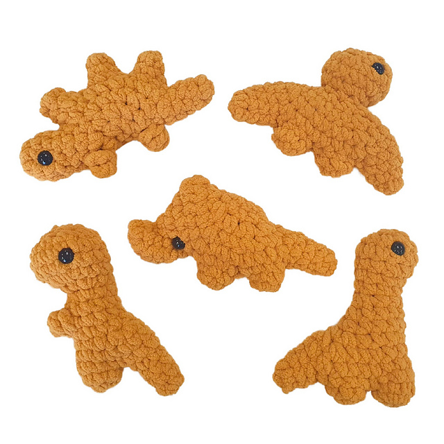Ravelry: Dino Nuggets pattern by Okey Dokeys
