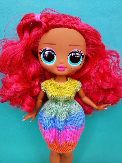 Ravelry: Bubble dress for LOL OMG doll pattern by Olga Tarnavska