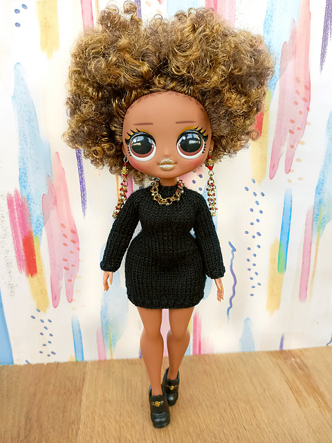 Ravelry: Bodycon Dress for LOL OMG doll pattern by Olga Lutsik