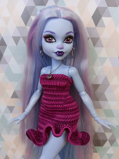 Ravelry: Strapless Dress for Monster High G3 doll Abbey pattern by Olga ...