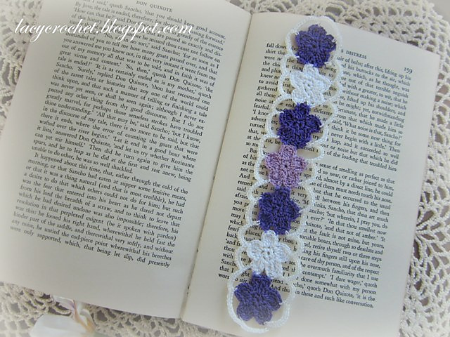 Ravelry: Flower Bookmark pattern by Olga Poltava