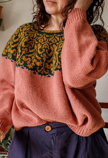 Ravelry: Masha Sweater pattern by Olga Putano Designs