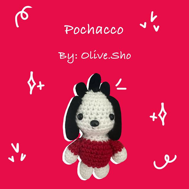 Ravelry: Pochacco Plush pattern by Olive Sho