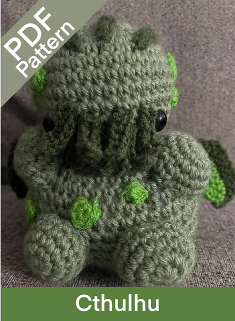 Ravelry: Cthulhu Plushie pattern by Olive Sho