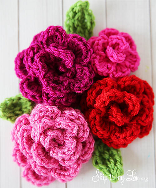 Ravelry: Easy Rose pattern by Skip to my Lou