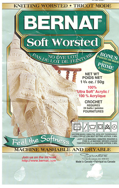 Ravelry: Bernat Soft Worsted