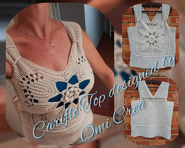 Ravelry: Cariflo Top pattern by Omi Crea