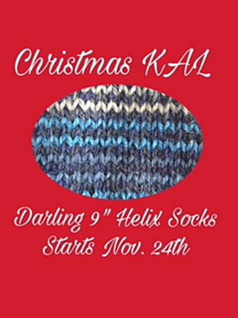 Ravelry: Darling 9" Helix Socks pattern by J. Keli Hansen