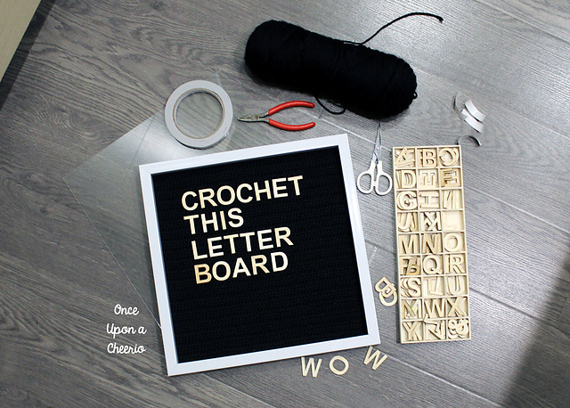 Ravelry: Crochet This Letter Board pattern by Juli Anne