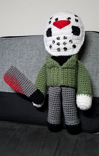 Ravelry: Jason Voorhees Inspired Crochet Doll pattern by Julie at ...