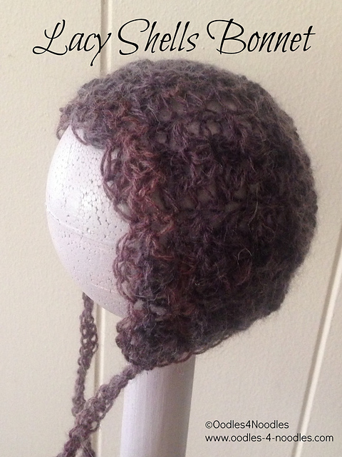 Ravelry: Lacy Shells Bonnet pattern by Carrie Piper
