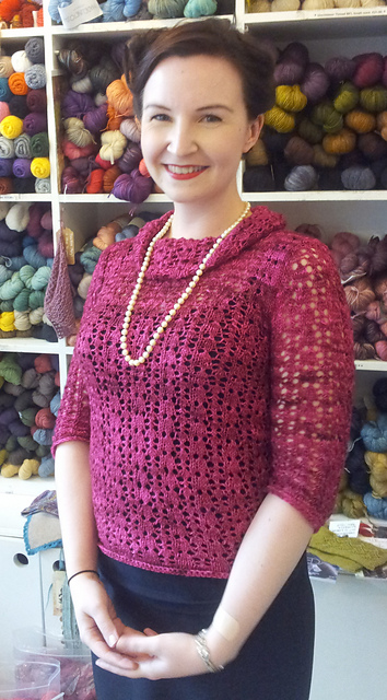 Ravelry: #30 Vintage Lace Blouse pattern by Vogue Knitting