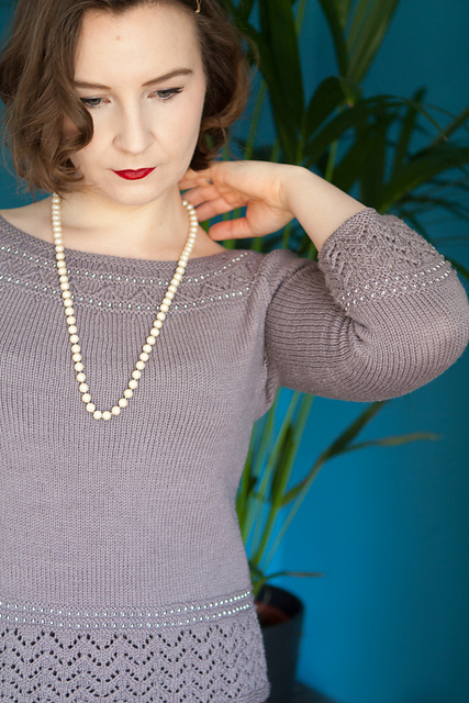 Ravelry: Josephine Sweater pattern by Jemima Bicknell