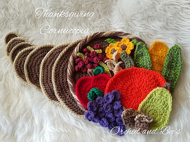 Ravelry: Thanksgiving Cornucopia Decor pattern by Karen V. Edwards