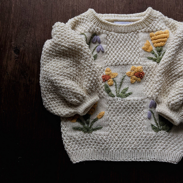 Ravelry: Garden Flowers Jumper pattern by Marina Ayueva