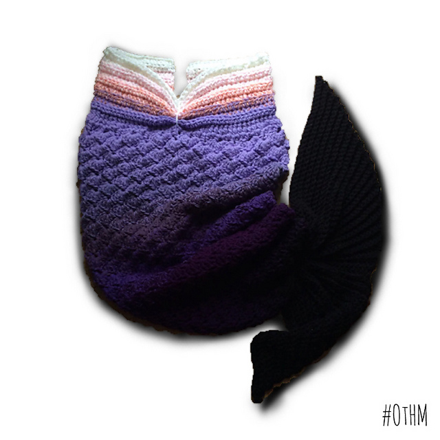 Ravelry: Large Ombre Mermaid Fin pattern by Off the Hook Mamma