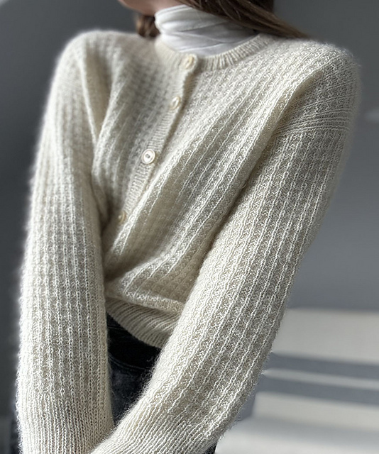 Ravelry: Waffle Loop Cardigan pattern by Other Loops_