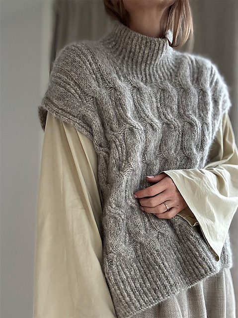 Ravelry: Rotate Loop Vest pattern by Other Loops_