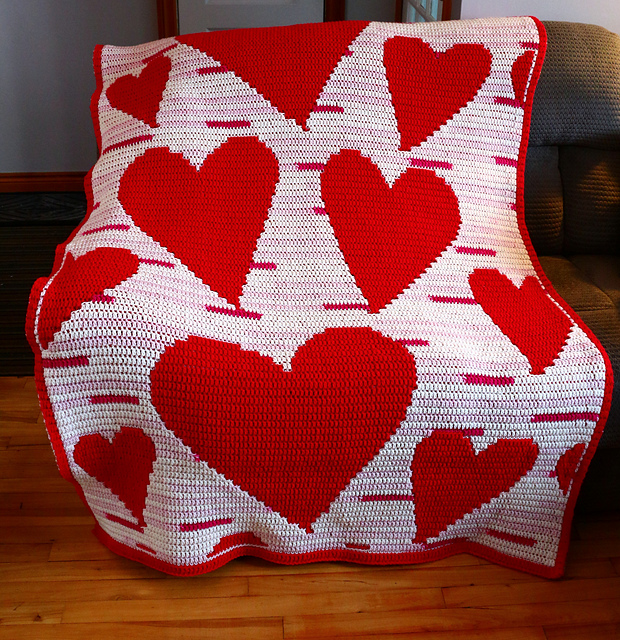Ravelry: Be My Valentine Mosaic pattern by Nathalie Picotte