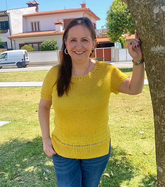 Ravelry: Solis Sweater pattern by Maria G Knits