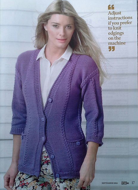 Ravelry: Purple Rain pattern by Machine Knitting Monthly Magazine
