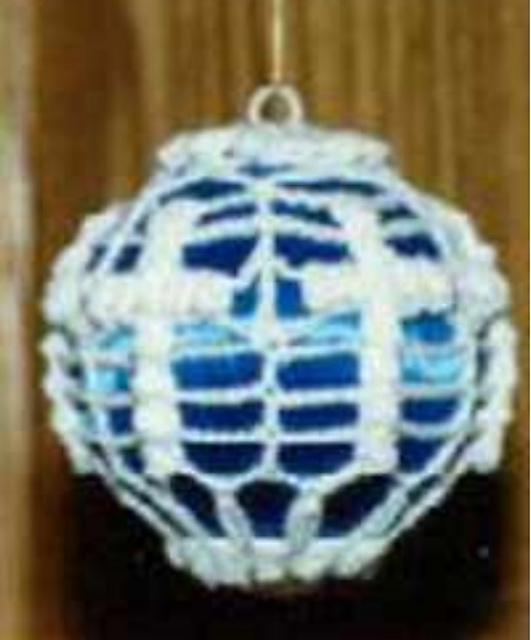 Ravelry: Cross Christmas Ball Ornament pattern by Patricia Kristoffersen