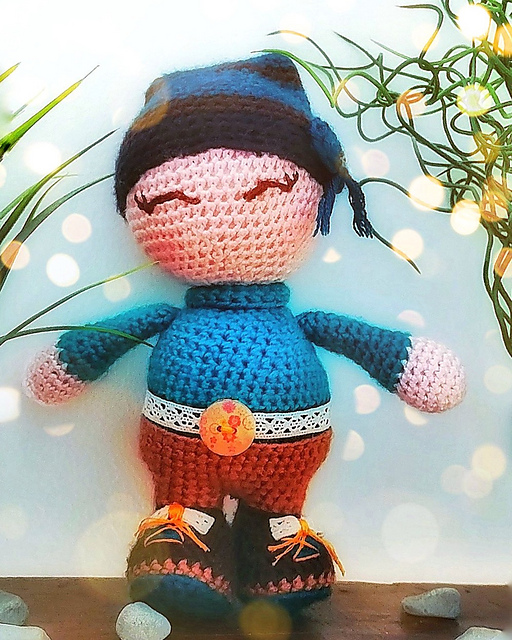 Ravelry: Amigurumi Boulie La Dormeuse pattern by Patricia Brière