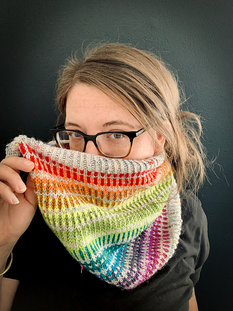 Ravelry: All Together Now Cowl (Standard) pattern by Jamie Lomax