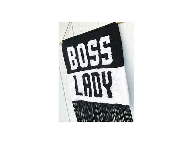 Ravelry: BOSS LADY Banner pattern by Anna Burton Designs