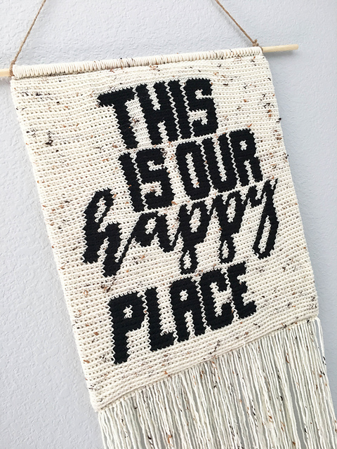 Ravelry: This Is Our Happy Place Banner pattern by Anna Burton Designs