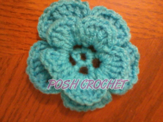 Ravelry: Double Layer Flower pattern by Ariana Meza