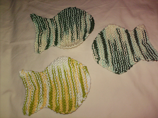 Ravelry: Fried Fish Dishcloth pattern by PrincessSandy Patterns