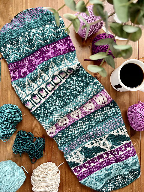 Ravelry: Arctic Doodle (Infinity Cowl) pattern by Jamie Lomax