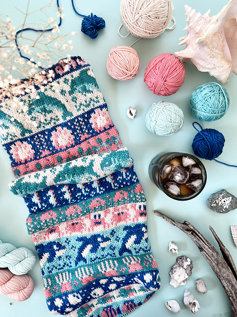 Ravelry: Ocean 2 Doodle (Infinity Cowl) pattern by Jamie Lomax