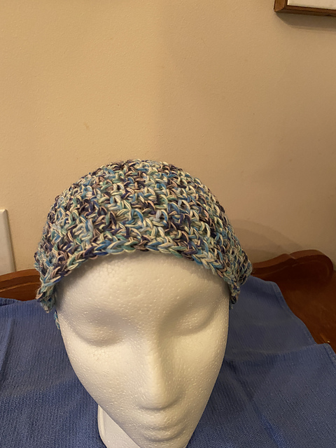 Ravelry: Moss Stitch Head Scarf--Do-rag pattern by David Browning