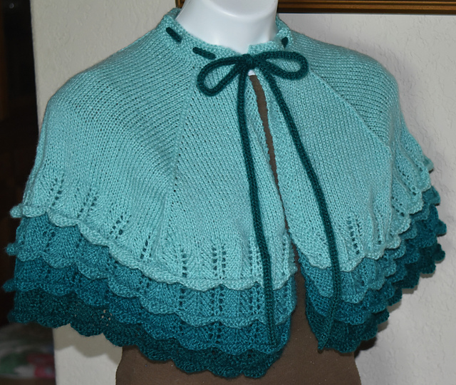 Ravelry: Short Ruffled Cape pattern by JanetLee L. Sokol