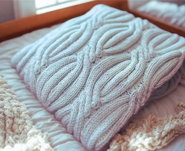 Ravelry: River Ripple Baby Blanket pattern by PalafoxiaComforts