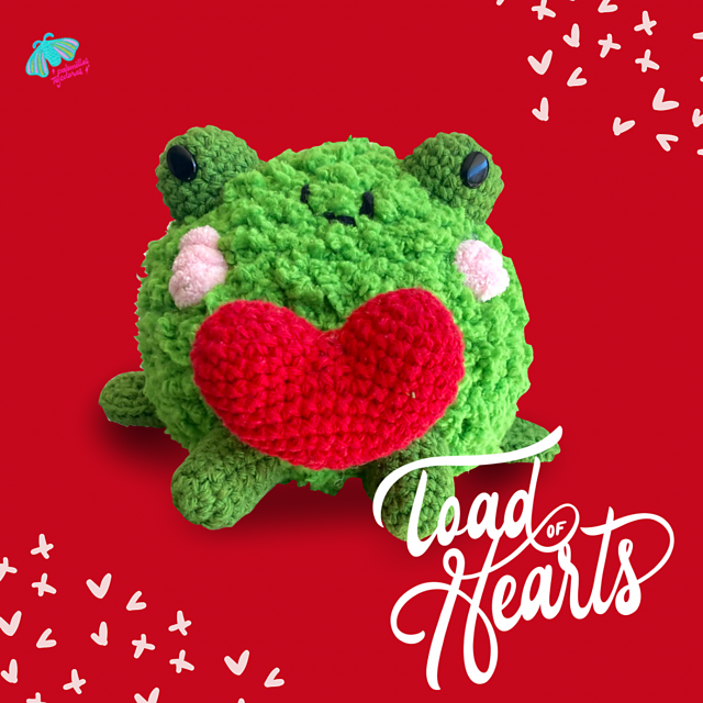 Ravelry: Toad of hearts amigurumi pattern by Karina Nunez