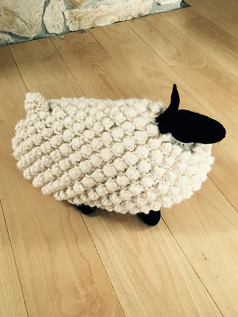 Ravelry: Pamclyde's Bobble Sheep Pillow
