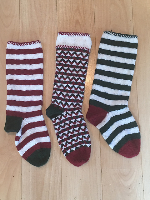 Ravelry: Pamclyde's Fair Isle and Geometric Stockings