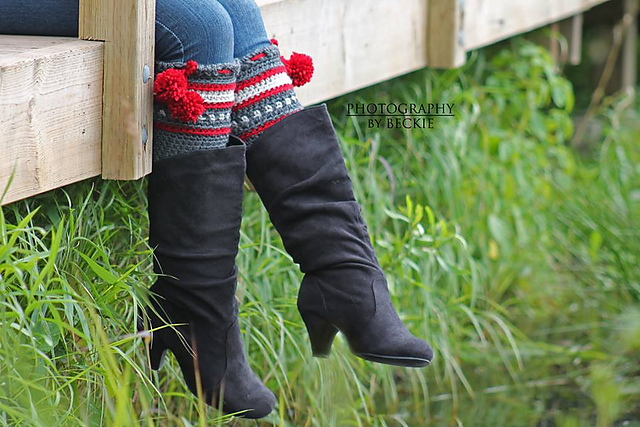Ravelry: Dylan Leg Warmer Boot Cuffs pattern by Sincerely Pam
