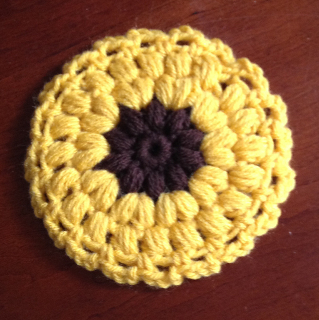 Ravelry: Sunflower Coasters pattern by Pamela Bastian