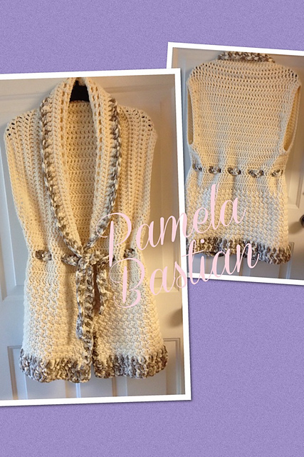 Ravelry: Winter Hues Sweater Jacket pattern by Pamela Bastian