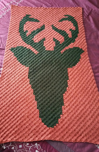 Ravelry: C2C Buck Afghan pattern by Pamela Bastian